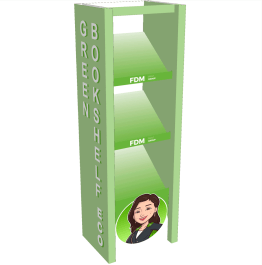 Tilted Free Standing Display online order!